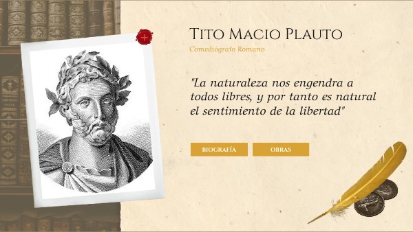 Tito Macio Plauto | Genially