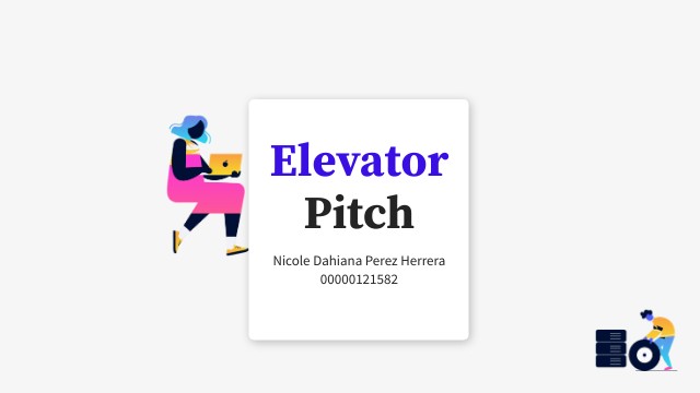 Elevator Pitch | Genially