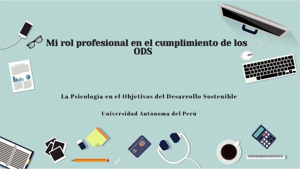 Mi rol profesional en la ODS