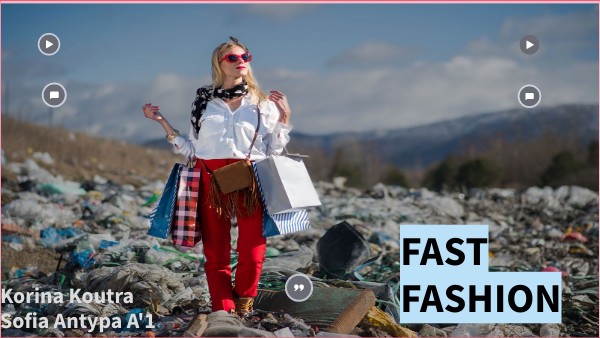 fast fashion interactive project | Genially