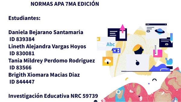 Normas Apa 7ma Edición | Genially