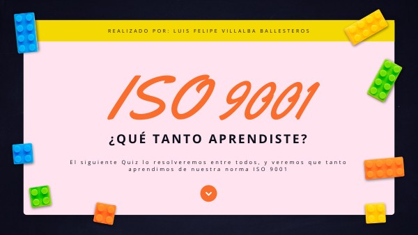 Quiz ISO 9001
