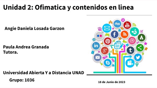 Ofimatica y contenidos en linea.