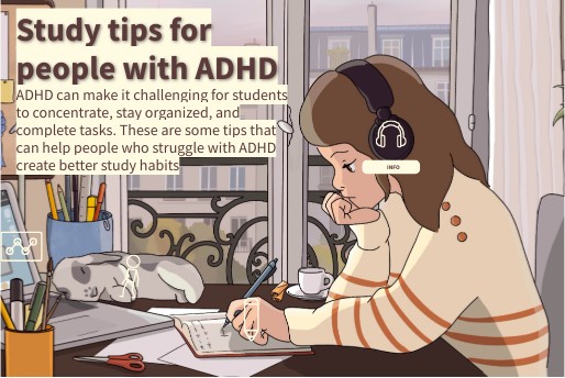 Study tips for people with ADHD | Genially
