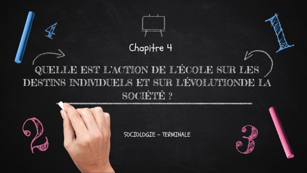 Chapitre 4 : L'action de l'école | Genially