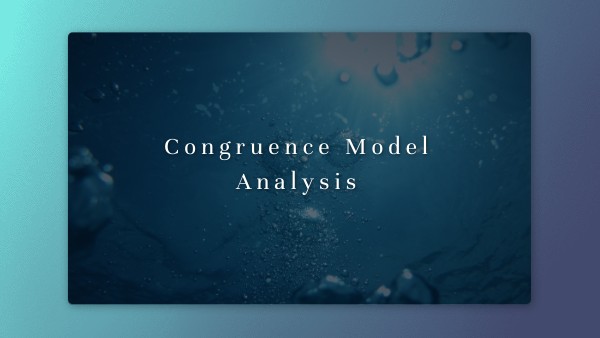 Congruence Model Analysis | Genially