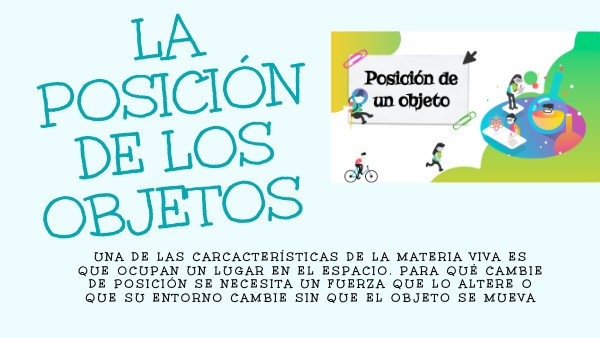 POSICIÓN DE LOS OBJETOS | Genially