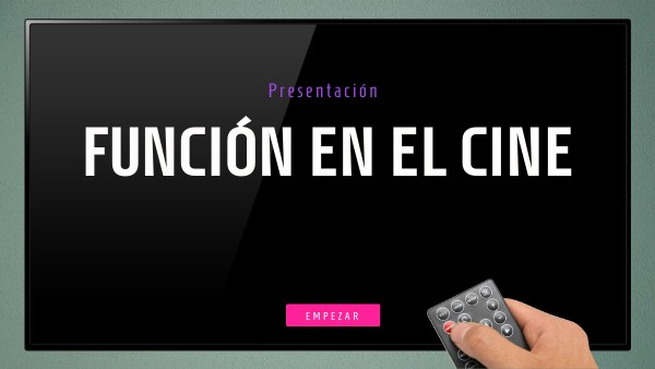 PRESENTACIÓN TELEVISIÓN