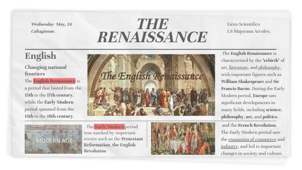 THE RENAISSANCE