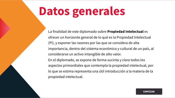 Datos generales - Diplomado PI | Genially
