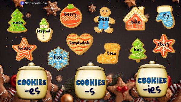 CHRISTMAS COOKIE plurals | Genially