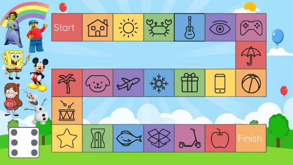 ROLL AND DO warm-up board game | Genially