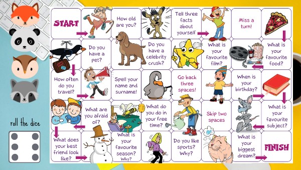 ALL ABOUT ME board game | Genially