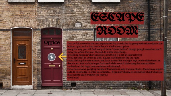 Copy - Escape Room- mafia