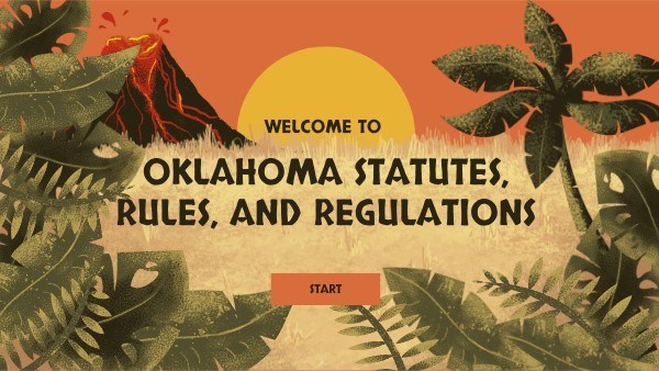 Oklahoma Statutes, Rules, and Regulations