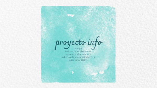 proyecto info | Genially