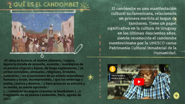 Infografia Candombe | Genially
