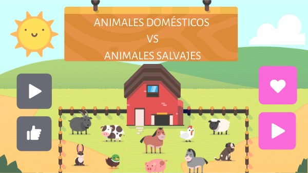 Animales salvajes vs domésticos