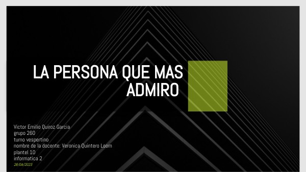 la persona que mas admiro | Genially