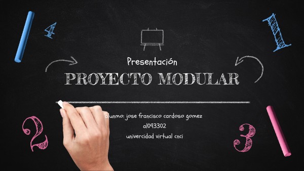 Presentación proyecto modular | Genially