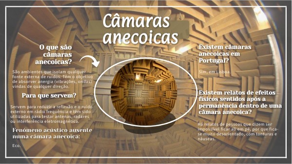 Câmaras anecoica | Genially