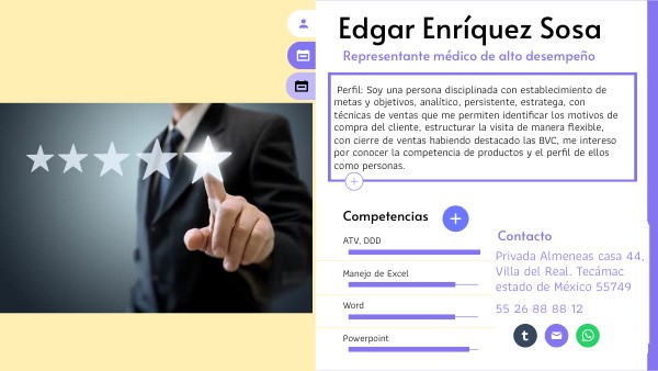 CV Edgar Enríquez Sosa