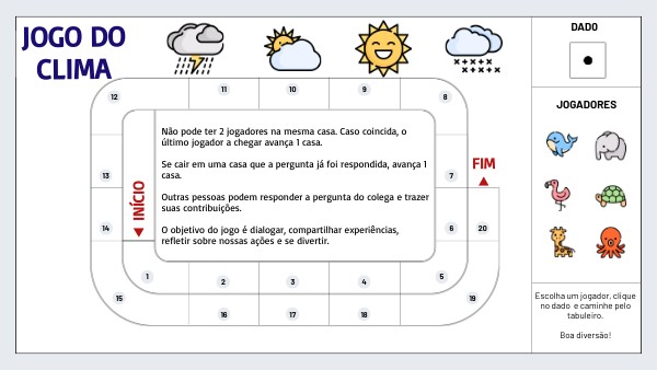 Jogo do Clima | Genially