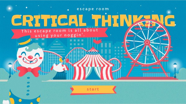 CRITICAL THINKING BREAKOUT | Genially
