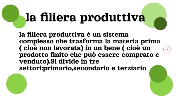 filiera produttiva