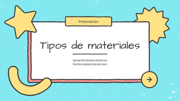 Tipos de materiales | Genially
