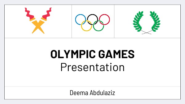 OLYMPIC GAMES PRESENTATION | Genially