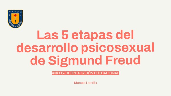 Las 5 etapas del desarrollo psicosexual de Sigmund Freud | Genially