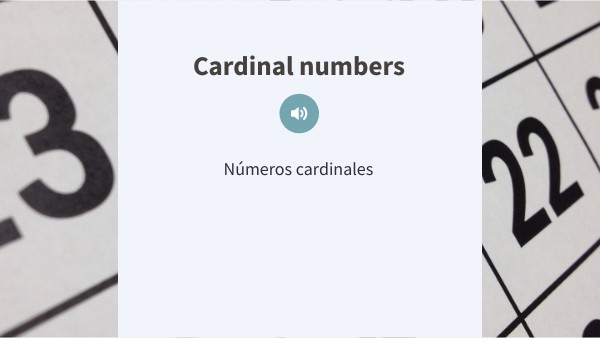 Cardinal Numbers- | Genially