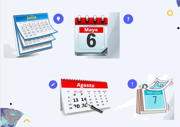 Imagen interactiva calendario | Genially