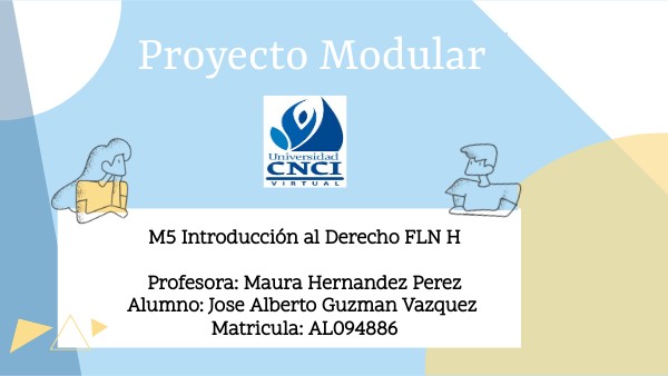 Proyecto Modular, Derecho FLN H | Genially