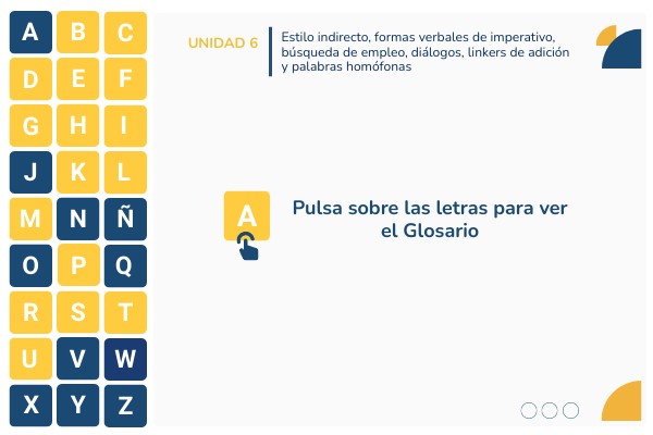 UD6 ED-INFAN GLOSARIO | Genially