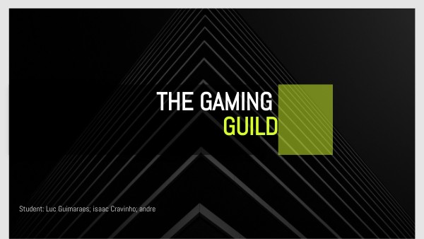 the gaming guild | Genially