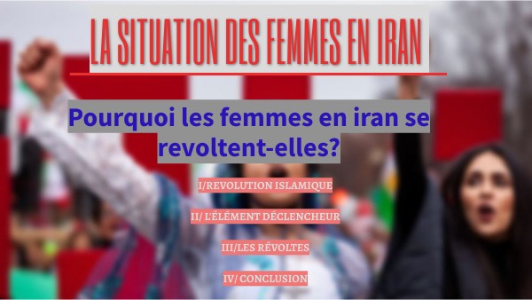 La situation des femmes en Iran | Genially
