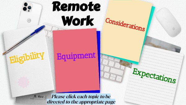 Remote Work Interactive Webpage