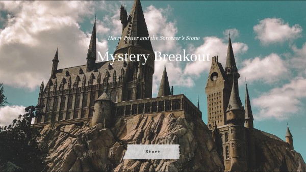 Harry Potter and the Sorcerer's Stone Mystery Breakout