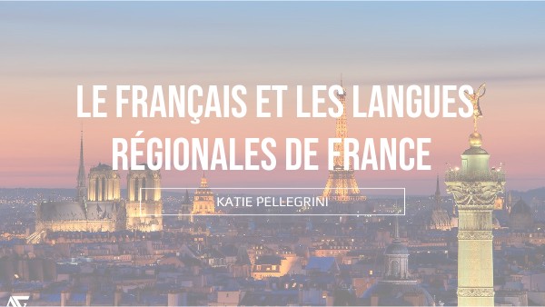 French Final Project Katie Pellegrini