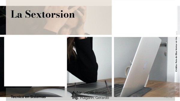Presentación TIC- Sextorsion