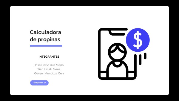 CALCULADORA DE PROPINAS