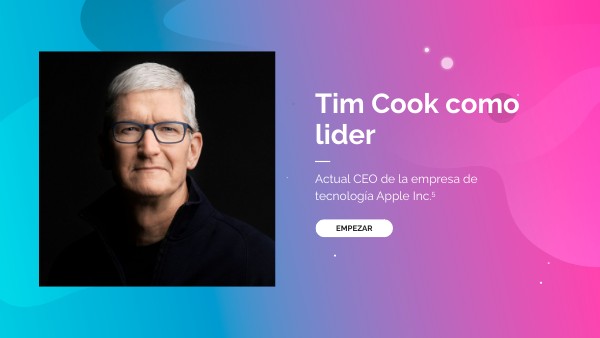 Tim Cook como líder | Genially