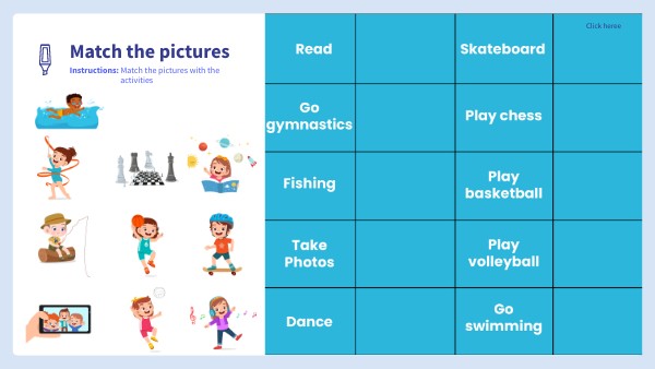 Match the Pictures | Genially