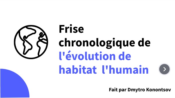 Frise chronologique de l'evolution d'homme | Genially