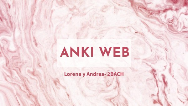 ANKI WEB