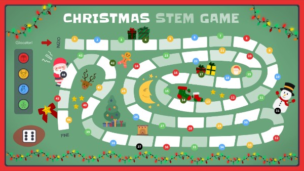Gioco da Tavolo Natalizio Matematica e Scienze 1^ | Genially