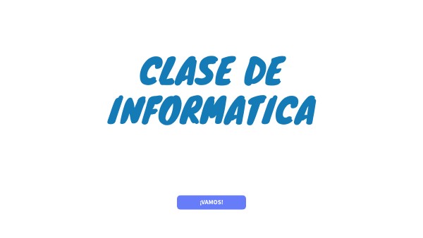 PRESENTACIÓN INFORMATICA