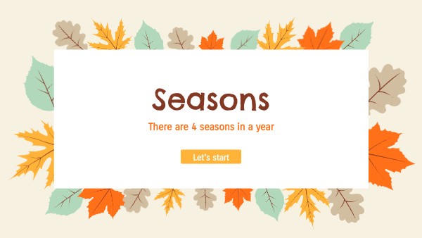 Seasons | Genially